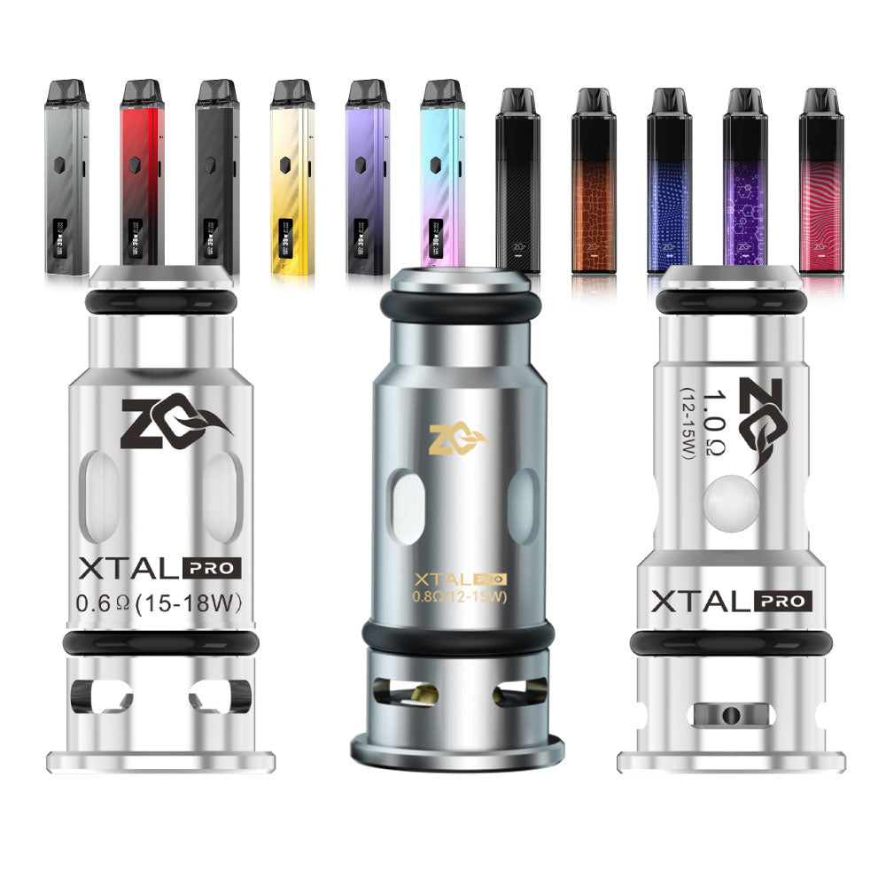 ZQ XTAL PRO / ZQ XTAL MINI コイル 0.6Ω 1.0Ω 5個セット 10個セット │ ゼットキュー エクスタル プ ...